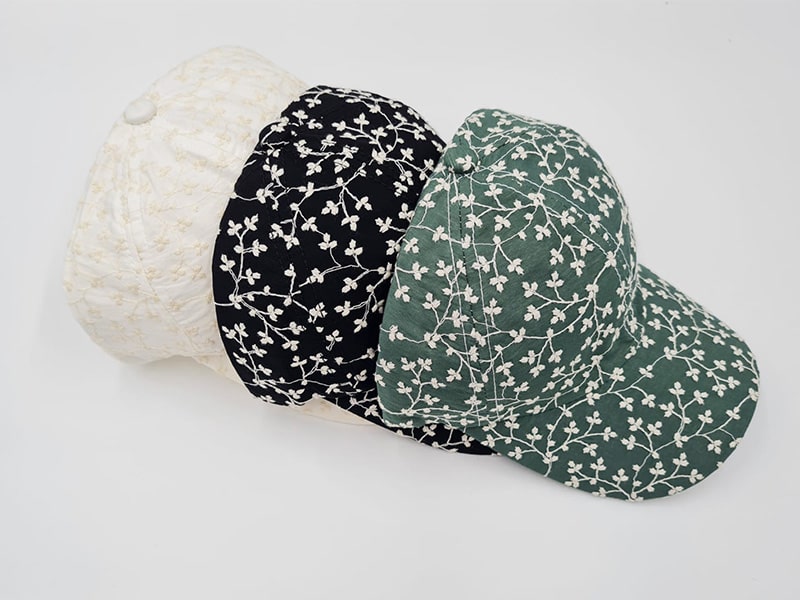 Embroidered forest cap - SHAINA STYLE