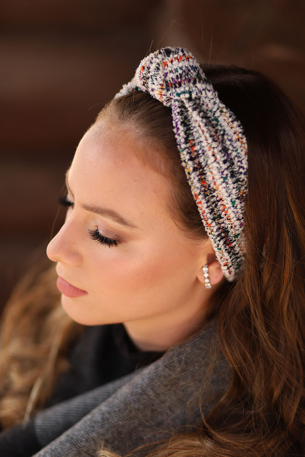 SNOW MIX KNOT BAND - SHAINA STYLE